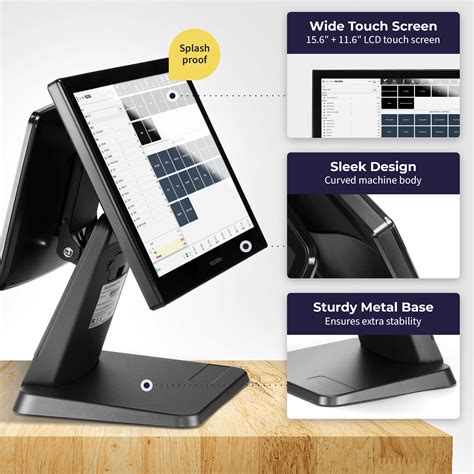 Touchscreen Pos Terminal Windows 11 Pro Operating System Built In