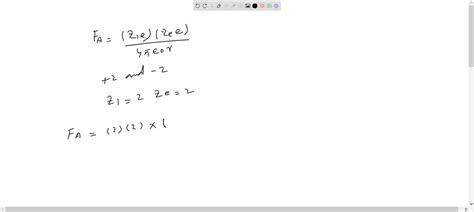 Solved Calculate The Force Of Attraction Between A Ca 2 And An O 2