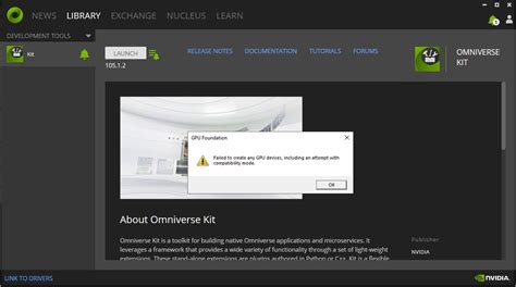 Cant Start Omniverse Kit General Discussion Nvidia Developer Forums