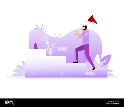 Go Forward People Flat Design Flat Icon With Go Forward People Stock