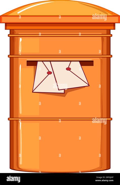 Box Mailbox Letter Cartoon Vector Illustration Stock Vector Image And Art
