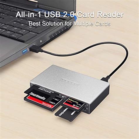 SmartMedia Card Reader Writer All-in-1 USB Universal Multi Adapter Slim ...