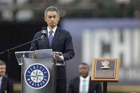 チーム殿堂入りセレモニーでスピーチするイチロー氏（ap） ― スポニチ Sponichi Annex 野球
