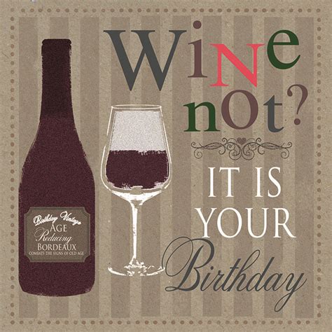 Happy Birthday Wine Bottle