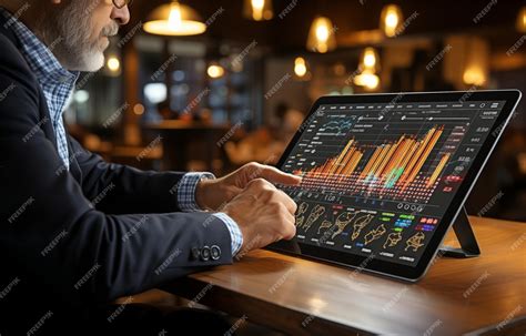 Premium Photo Data From A Predictive Financial Analytics Kpi Dashboardxa