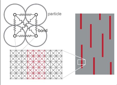 Figure From A Hierarchical Lattice Spring Model To Simulate The Mechanics Of D Materials