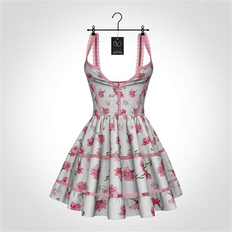 Second Life Marketplace Nx Nardcotix Matilda Dress Pink