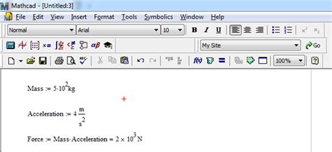 Mathcad Basics 5 Steps Instructables
