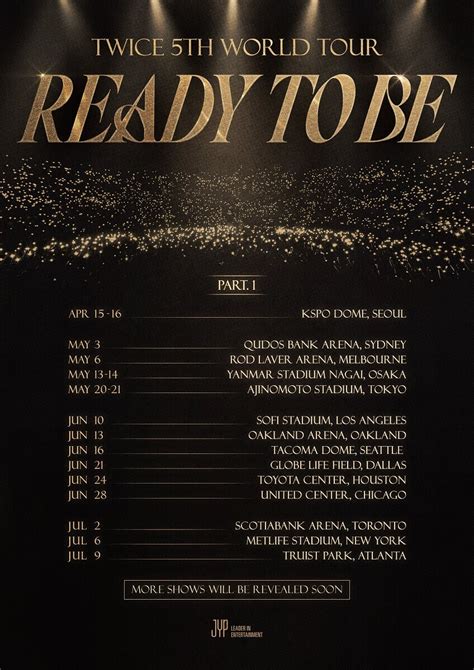 Twice Announce Ready To Be World Tour