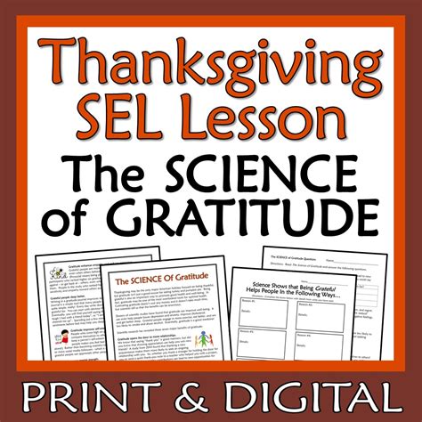 Thanksgiving Science Activity Gratitude Article And Worksheet Flying