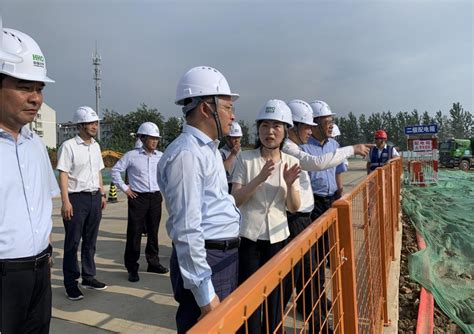 淮安市领导调研城南水厂扩建工程