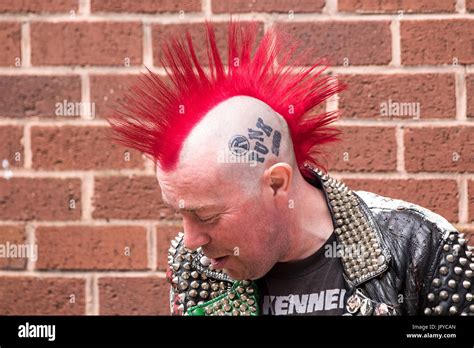 A Punk Rock Rebel Rebelling Rebellion Blackpool Festival Spike Spiked