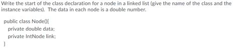intnode data int link intnode intnode data