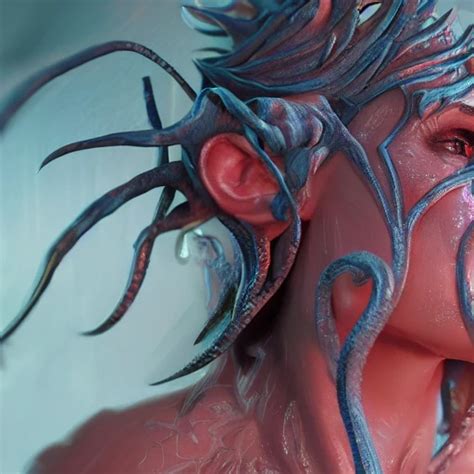 Very Detailed Hyper Realistic D Photo Of God Of Lust Garden Of Eden Sexy Sex Highly