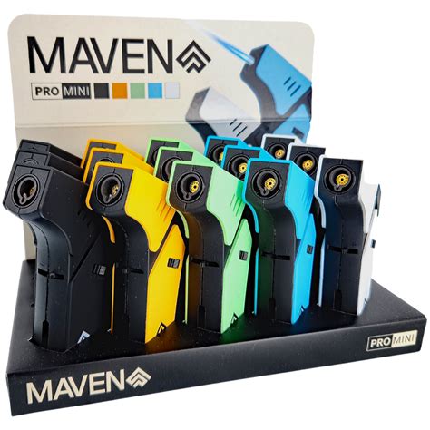 3 Maven Pro Mini Torch 15 Pack Display Wyn Distribution