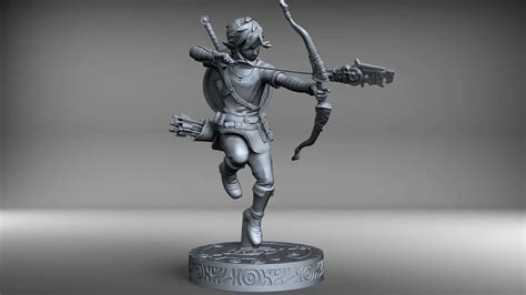 3D File Link Statue 25cm SLA Resin Print Version THE LEGEND OF ZELDA