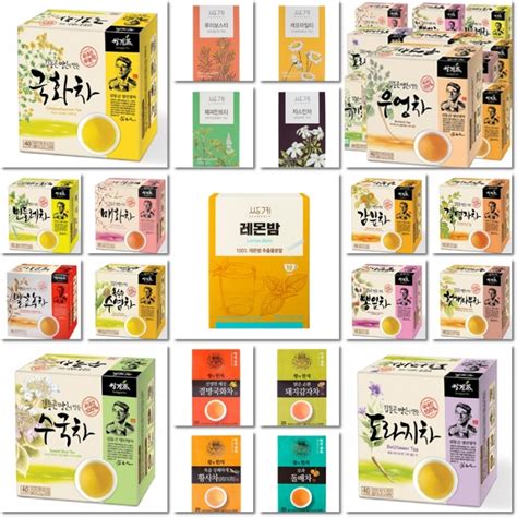 쌍계명차 김동곤명인 레몬밤차 수국차 40티백 쟈스민차 20티 루이보스티 캐모마일 페퍼민트 티몬