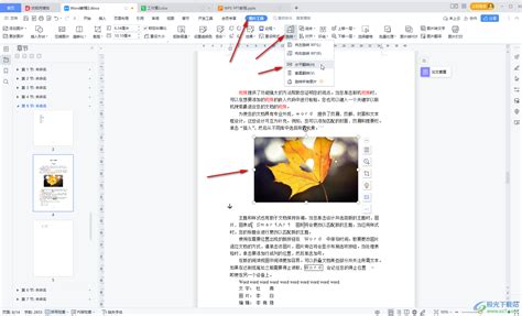 WPS Word中的图片如何进行翻转 WPS文档中旋转图片的方法教程 极光下载站