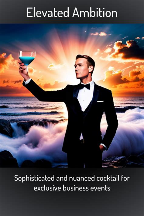 Elevated Ambition Sophisticated And Nuanced Cocktail For Exclusive