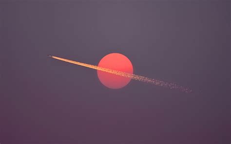 1129055 Minimalism Sky Purple Circle Atmosphere Lens Flare Pink
