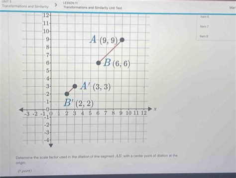 Solved Unit 3 Transformations And Similarity Lesson 11 Transformations