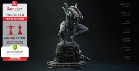 Crawling Xenomorph 3d Printing Files Gambody