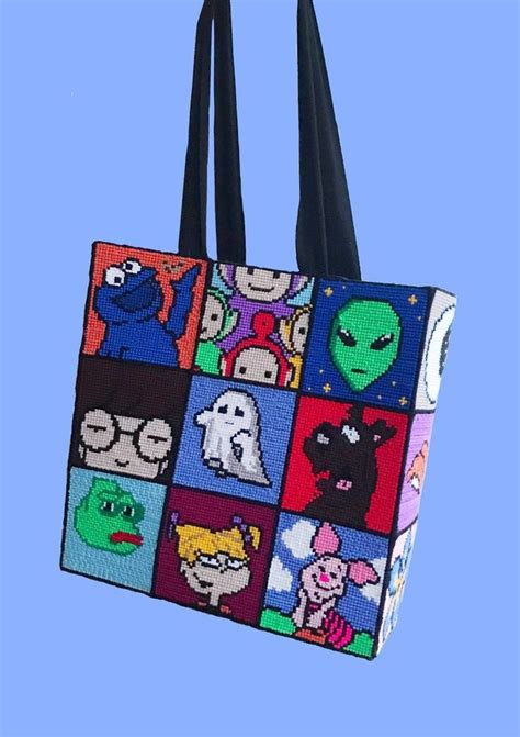 Сross Stitch Shoulder Bag Узоры пластикового холста Вышивка по канве Шаблоны вязаных