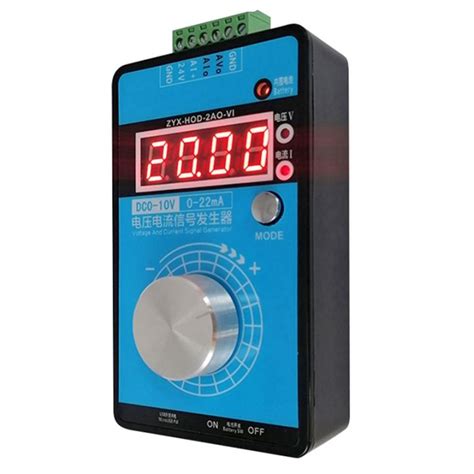Handheld V V Ma Ma Signal Generator Adjustable Current Voltage Analog Signal