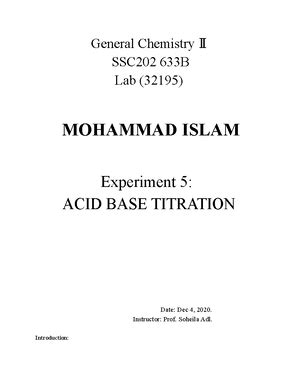 Lab Report 9 Electrochemical Reactions And Cells General Chemistry
