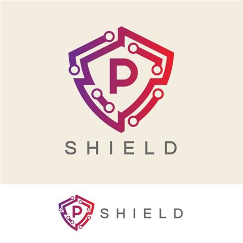 80 P Shield Logo Stock Illustrations Royalty Free Vector Graphics