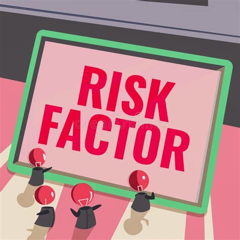 Text Caption Presenting Risk Factor Word For Something That Rises The