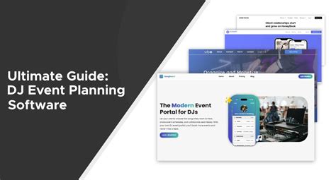 Ultimate Guide To Dj Event Planning Software Comparisons How To Foyer