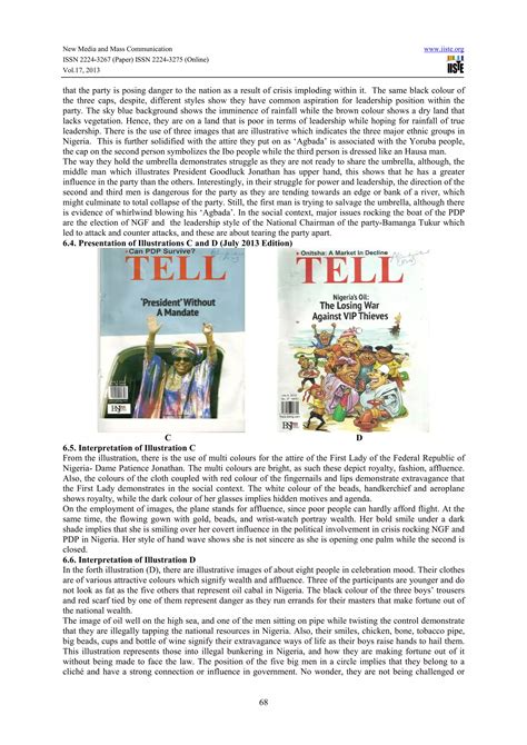 Reading Meaning Through The Visual Images Social Semiotic Approach To Tell Magazine In Nigeria