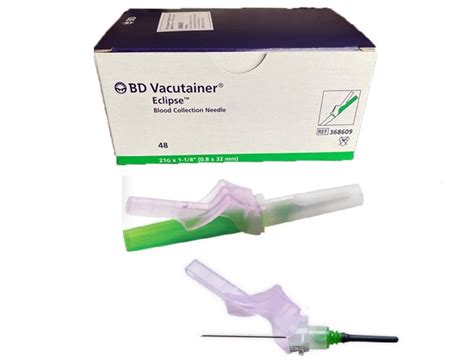 Bd Vacutainer Eclipse Blood Collection Needle 21g 1 14 08mm X 32mm