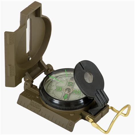 Highlander Military Heavy Duty Folding Compass Green Fresh Air Junkie