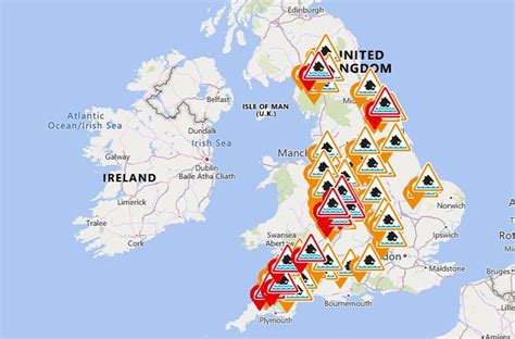 Britain Will Be Battered By Tail Of Us Storm With 15 Flood Warnings In