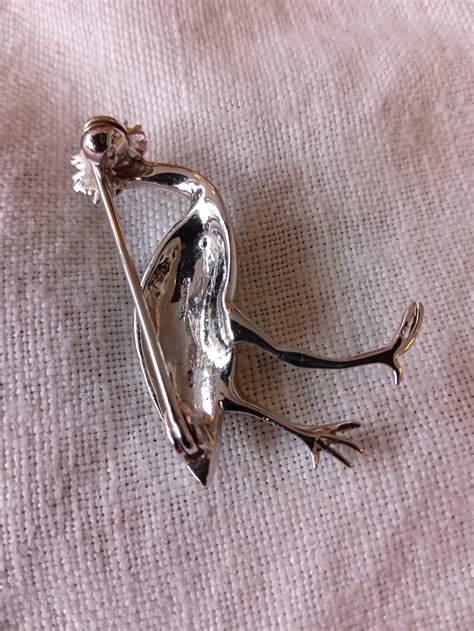 Antiques Atlas Silver Peacock Brooch