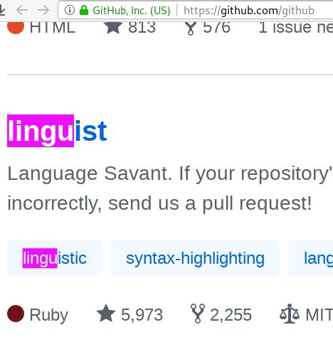 Show The Language On A Repository Page Too Issue Github Linguist Linguist Github