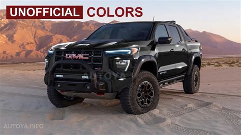 2023 GMC Canyon AT4X Revealed In Unofficial Renderings Has Beefy Yet