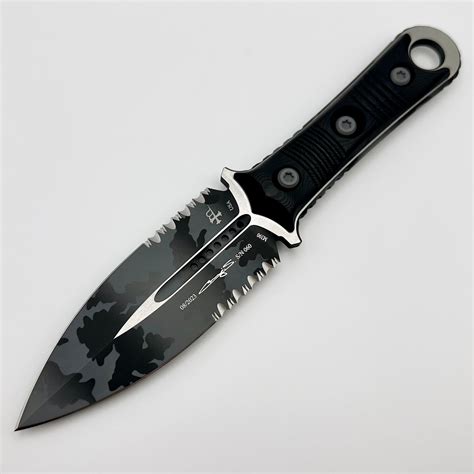 Microtech Borka Sbd Urban Camo Partial Serrated And Black G 10 201 2ucs
