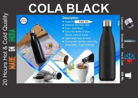 Stainless Steel Water Bottle ML At Piece In New Delhi ID