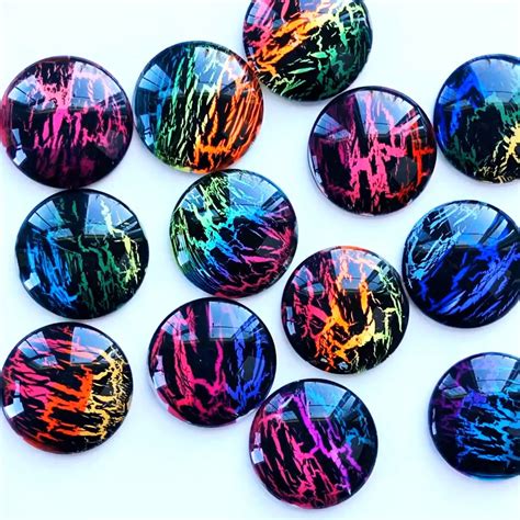 Glass Crackled Gems Artofit