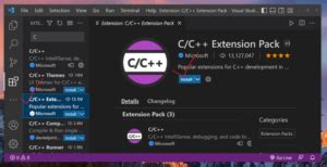 C C Visual Studio Code Vscode