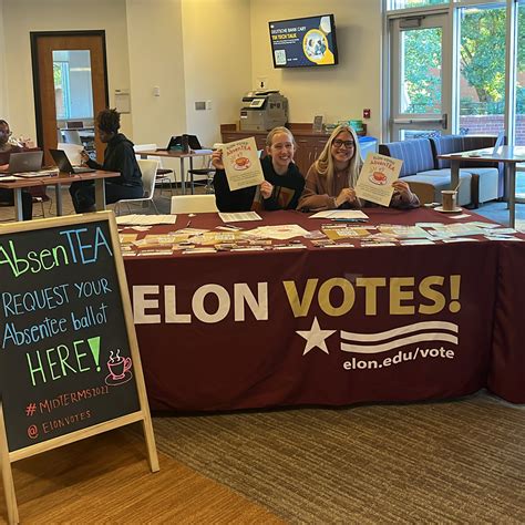 Alamance County Board Of Elections Host One Stop Early Voting On Elon