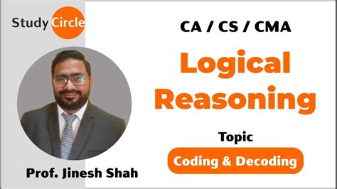 Logical Reasoning I Ca I Cs I Cma I Coding And Decoding I By Ca Jinesh