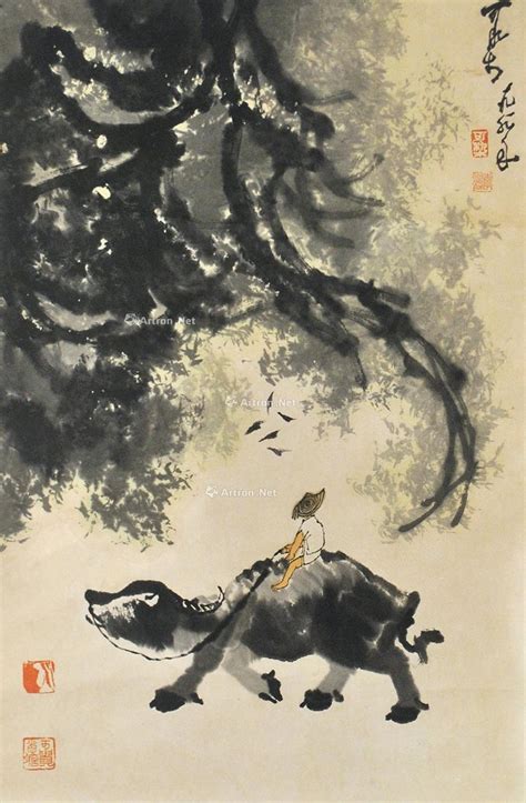 李可染 牧童图2016中国书画拍卖会安徽东方拍品价格图片拍卖专场拍卖会预展拍卖会结果卓克拍卖频道