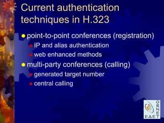 Authentication Methods In Videoconferencing Systems PPT Web Conferencing Computer Software