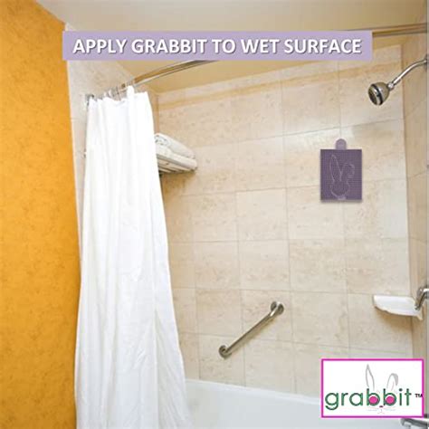GRABBIT Hair Catcher Hair Grabber Grabs Traps Shed Hair Shower