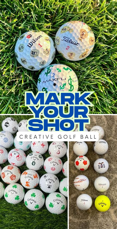 Best 13 Mark Your Shot Creative Golf Ball Designs With Sharpie That