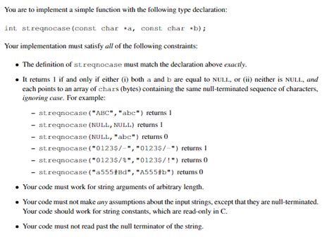 Solved Must Be Done In C Cannot Use Anything Except